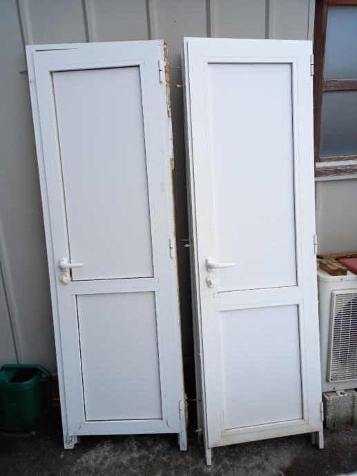 ALU I PVC VRATA-BIJELA PUNI PANEL