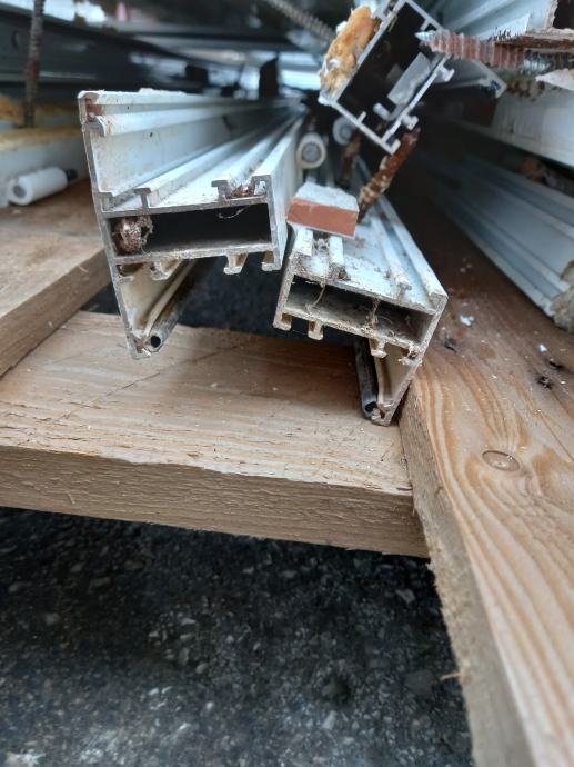 ALU I PVC VRATA-BIJELA PUNI PANEL