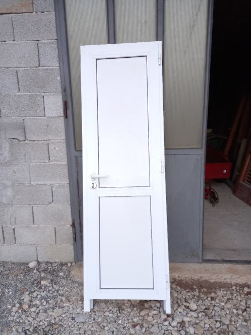 ALU I PVC VRATA-BIJELA PUNI PANEL