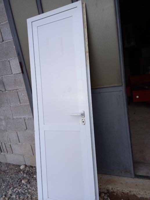 ALU I PVC VRATA-BIJELA PUNI PANEL