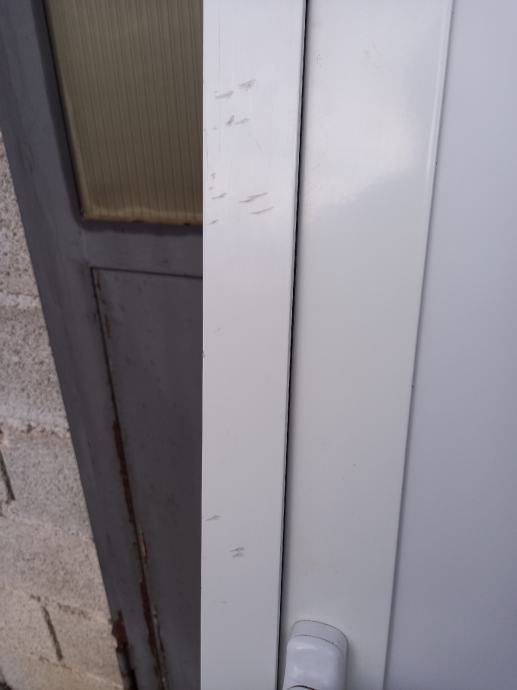 ALU I PVC VRATA-BIJELA PUNI PANEL