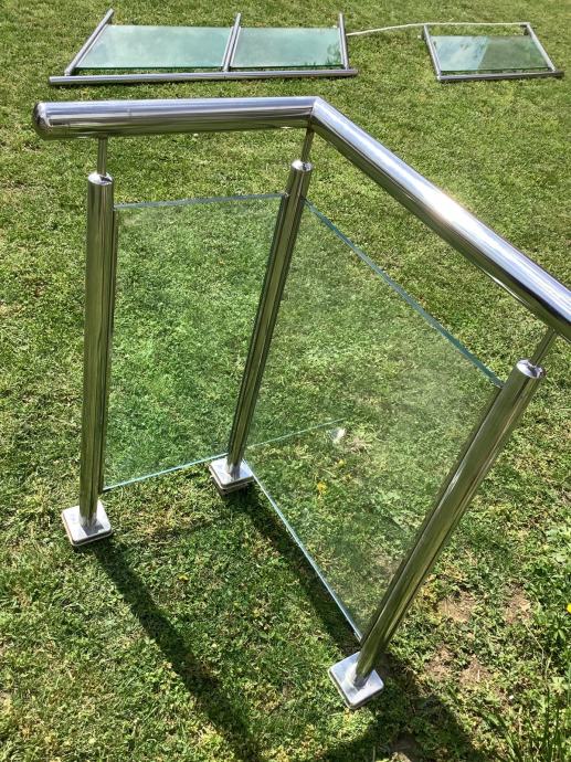 Inox ograda staklena i rukohvati