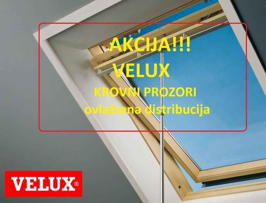 VELUX KROVNI PROZORI -KUPITE IZRAVNO OD DISTRIBUTERA