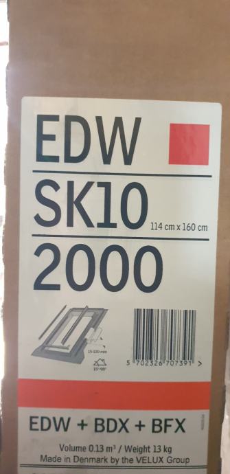 velux prozor GPU SK10 + EDW 2000 komplet