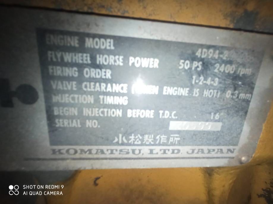 Komatsu motor 4D94-2