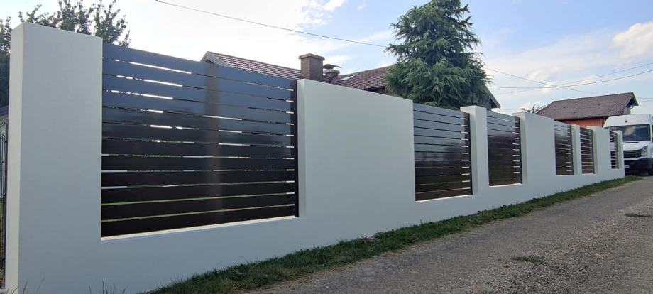 ALUMINIJSKE LETVE 100X20 RAL 7016 ANTRACIT 6000MM/600CM/6M