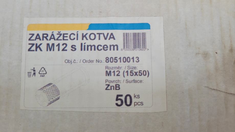 Anker TIPLA Sidro M12x50 M10x50 M8x50 Rasprodaja Ispod cjene