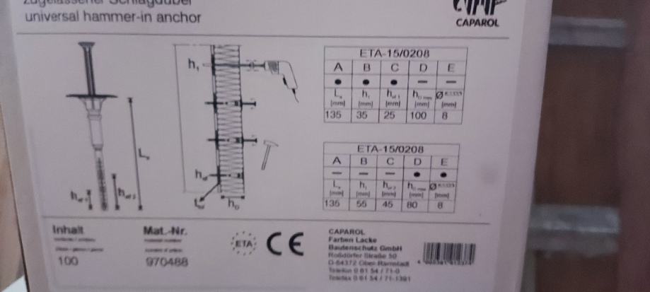 Caparol Capatect fasadna tipla Carbon Fix