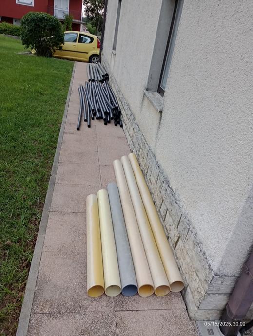 Cijevi za vodu, kanalizaciju, odvodnju, telekomunikacije fi50,90,110