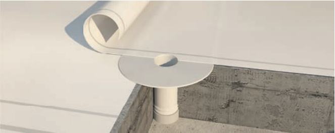 ETERNO SLIVNIK VERTIKALNI PVC 400mm fi110