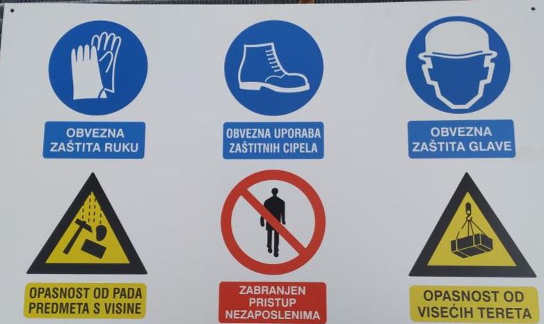 GRADILIŠNA TABLA UPOZORENJA