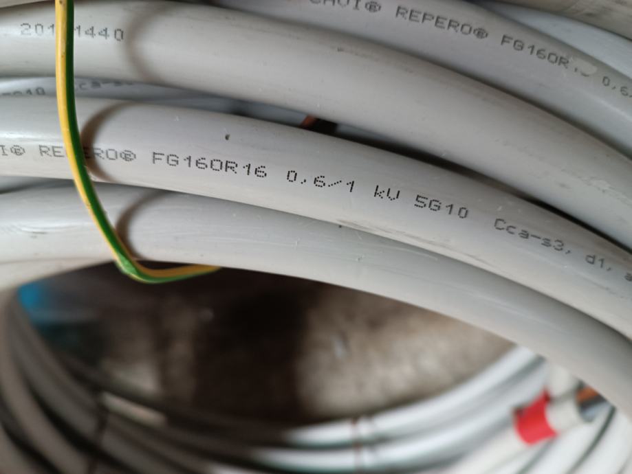 KABEL FG16 5x10mm² (48m + 58m)