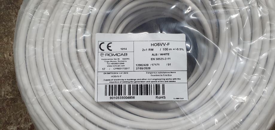 Kabel H05VV-F 3x2,5mm/3x1.5mm/2x1mm - 100m LICNASTI