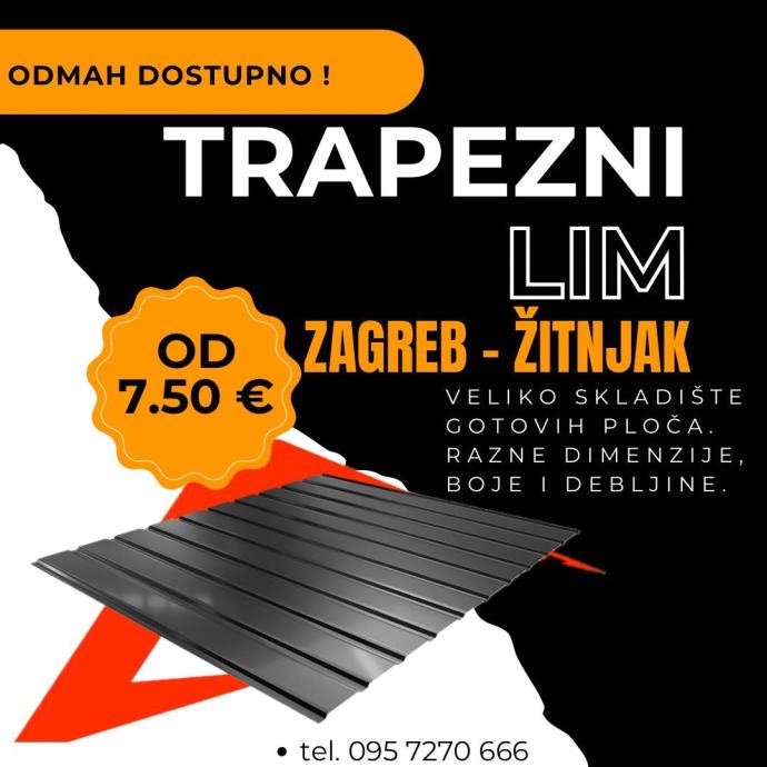 Lim limene ploče lim krovni T20 T35 1. KLASA ODMAH DOSTUPNO