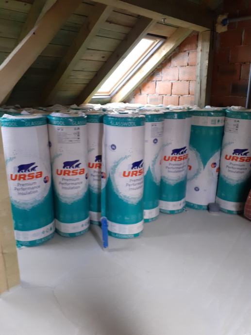 Mineralna staklena vuna URSA SF34 10 cm