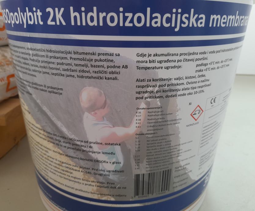 Orsopolybit 2k bitumenski premaz 30l