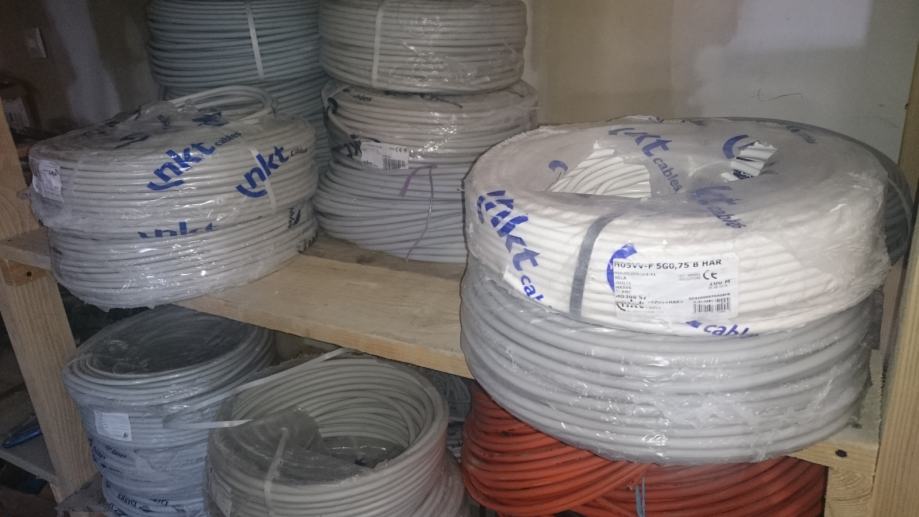 KABEL PGP (PP-Y) 3x1,5=0.60 3x2,50=0.98 4x1,5=1 5x2,5=1,65 5x1,5=1.05