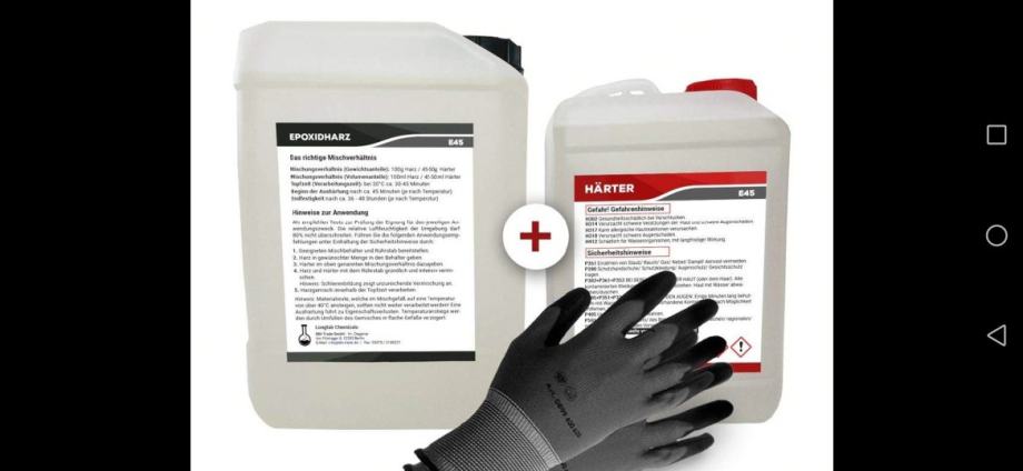 Epoxy smola 10.5 kg, Made in Germany