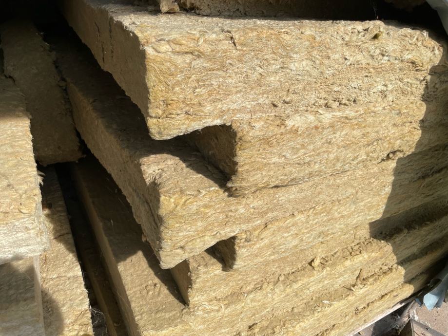 Kamena vuna - tvrda 8 cm, 20 m2, rabljena