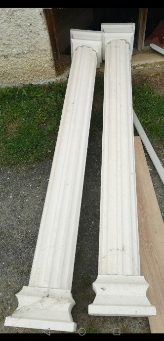 rimski stupovi stiropor dekori