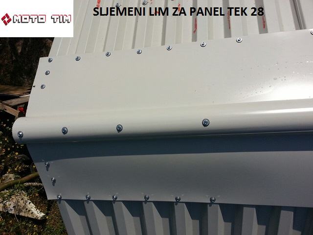 SLJEMENI LIM ZA PANEL TEK28-0.6 mm -ALUBEL-MOTO TIM d.o.o.