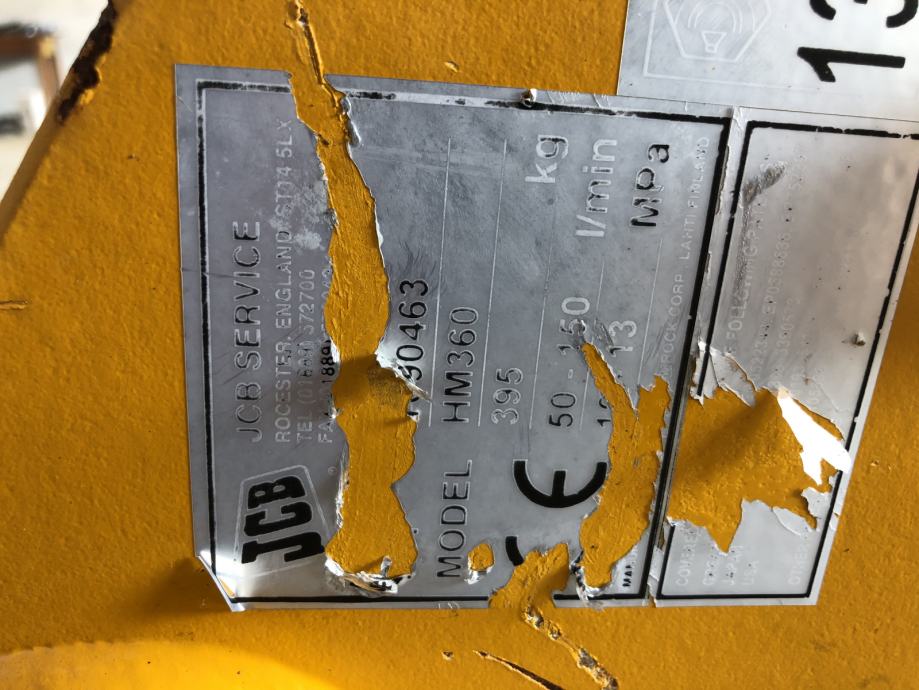 Hidraulični čekič JCB Hammermaster 360, 395kg