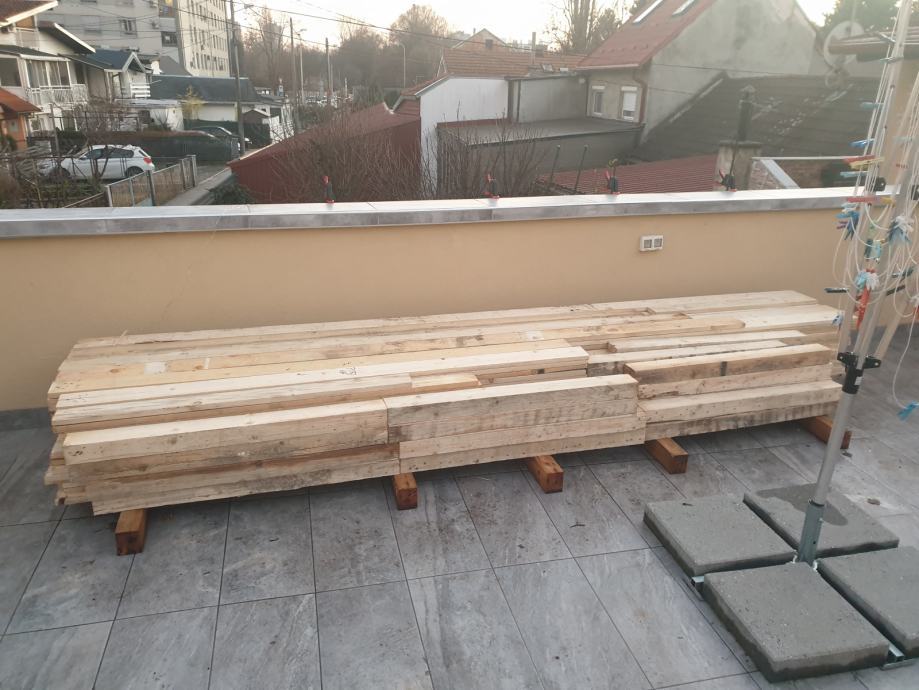 DASKE za krovište itd. NOVE razne dimenzije od 2,20m do 4metra smreka