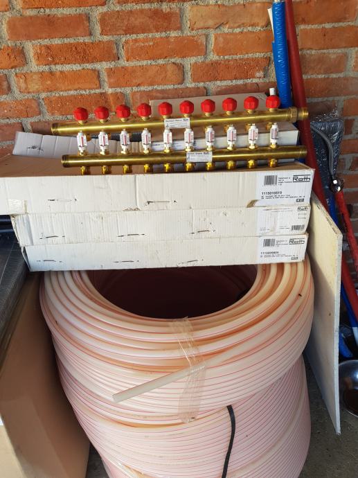 Cijevi za podno grijanje ROTH (3000m) PRILIKA!!!