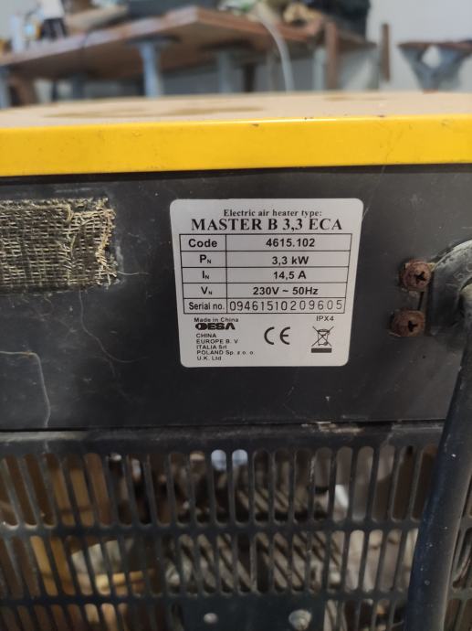 Građevinska grijalica MASTER 3300W