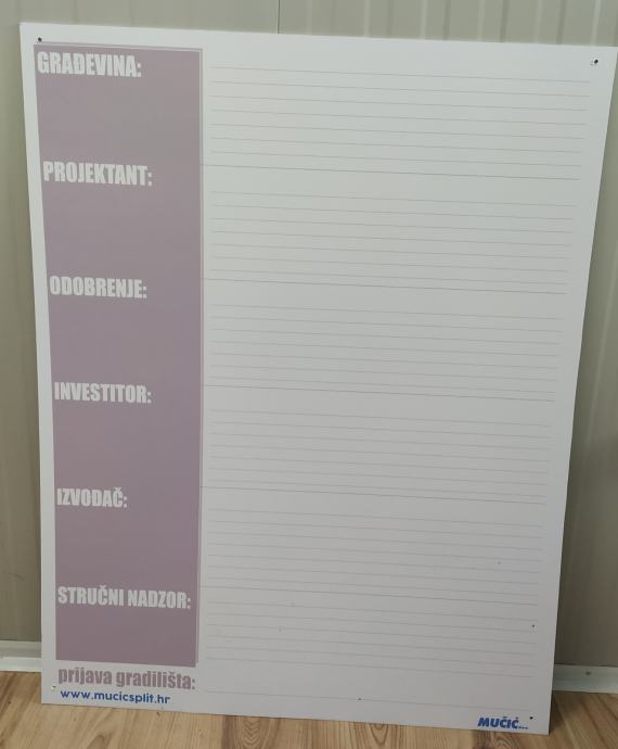 TABLA ZA GRADILIŠTA