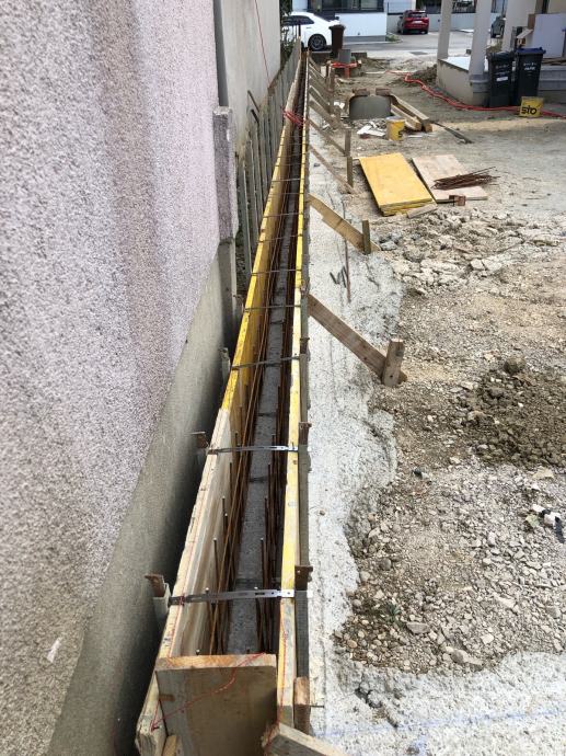 Kocka tlakavci parapeti iskopi popločavanje ugradnja