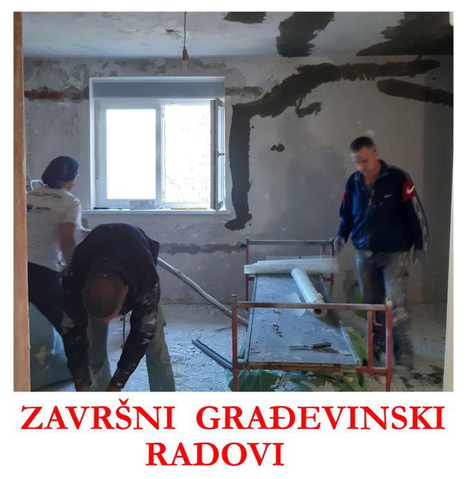 Adaptacije, renovacije, sanacije stanova i kuća, građevinski radovi