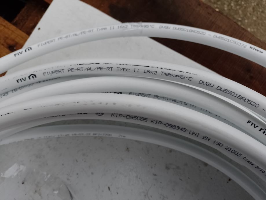 PE-RT/Al/PE-RT cijevi