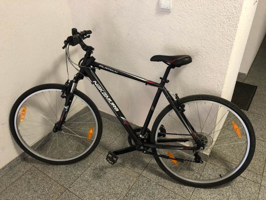 Nakamura PLATINUM 4.9, muški treking bicikl, sivi