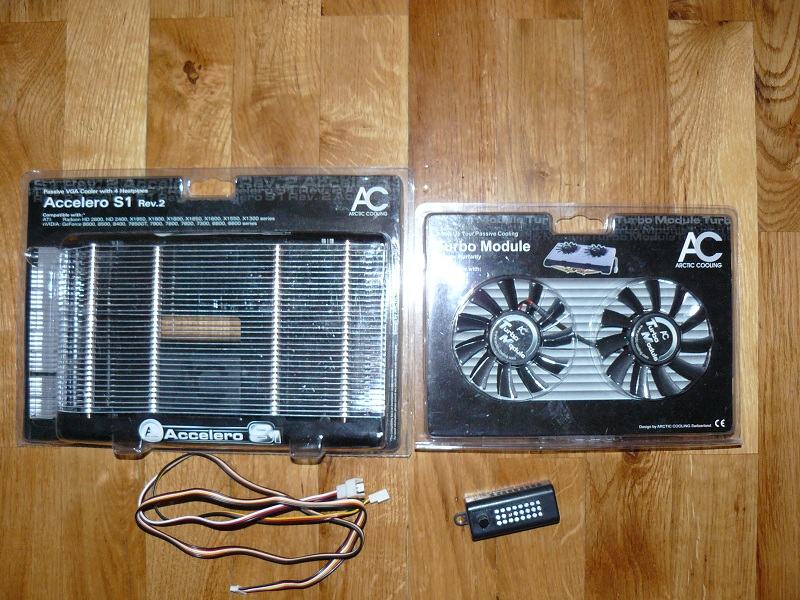 AC Accelero S1 Rev.2, AC Turbo Module, Zalman Fan Mate 2