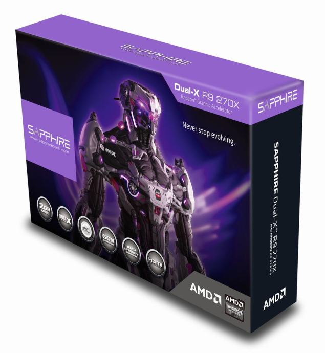 AMD RADEON Dual-X R9 270 2G D5 OC Boost, 2GB GDDR5 256bit