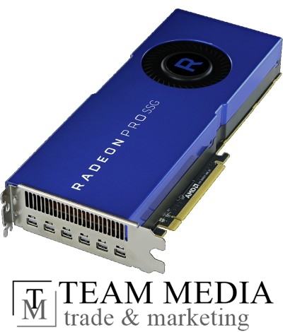 AMD Radeon Pro SSG Grafikkarte, 16GB HBM2 + 2TB SSD 6x Mini DisplayPor
