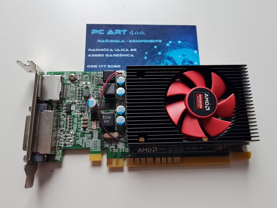 AMD Radeon R5 430 OEM, LP, 2GB GDDR5, PCI-E, DVI, DP - Račun / R1