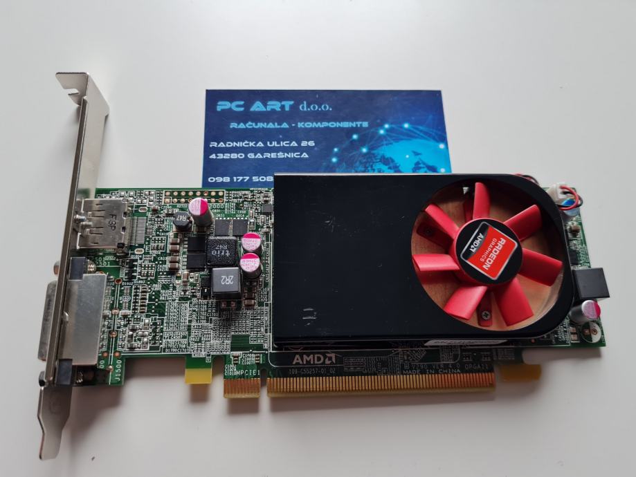 AMD Radeon R7 250 OEM, 2GB GDDR3, PCI-E, DVI, DP - Jamstvo/R1/PDV