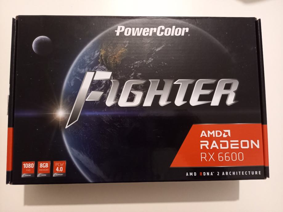 AMD Radeon RX 6600 PowerColor Fighter - NOVA!!!