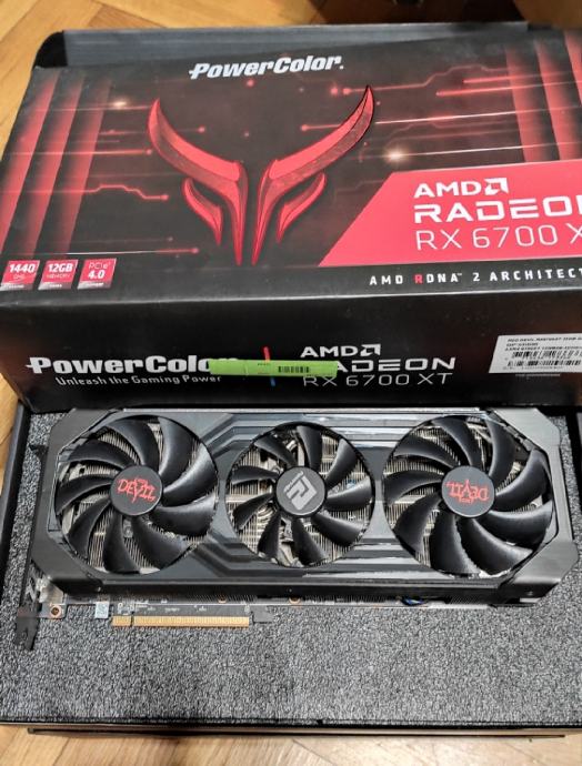 AMD RADEON RX 6700 XT PowerColor