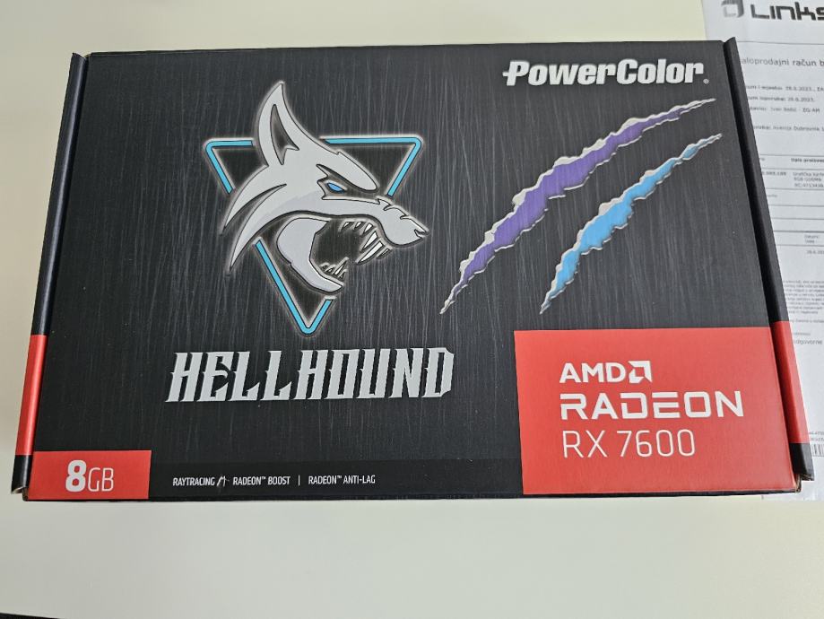 AMD Radeon RX 7600 8Gb PowerColor Hellhound