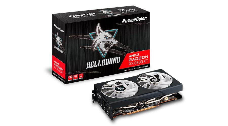 AMD Radeon RX6600XT 8GB DDR6 Hellhound RGB - POWERCOLOR