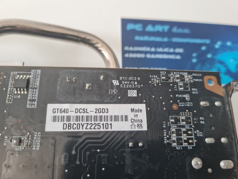 ASUS GeForce GT 640 DirectCU Silent , 2GB 128 Bit - VGA/DVI/ HDMI - R1