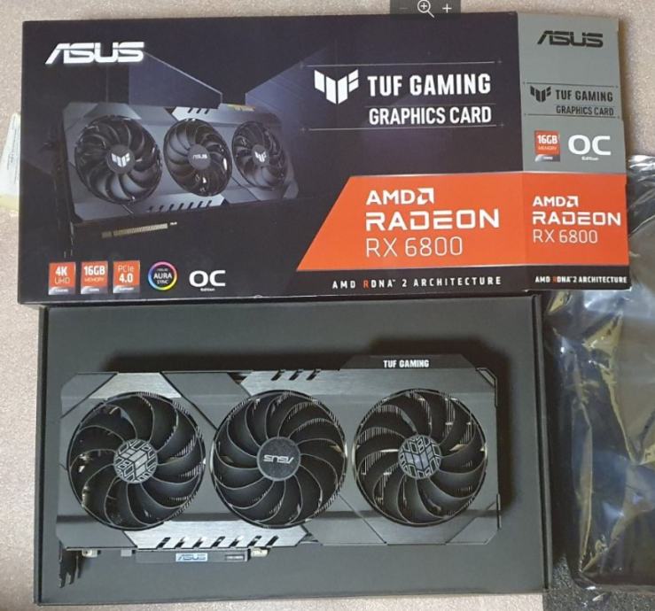ASUS TUF GAMING Radeon RX 6800 OC Edition 16GB GDDR6 256-bit grafička