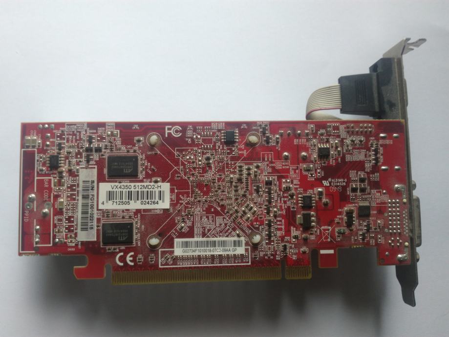ATi Radeon 4350 HD VGA DVI HDMI PCI-E 512MB