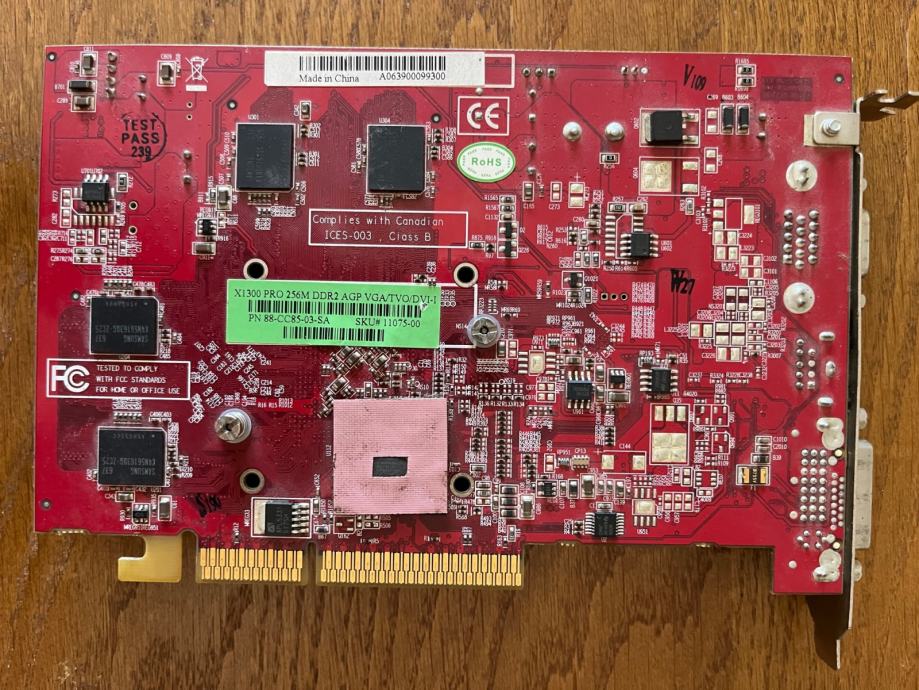 Ati Radeon X1300 PRO, 256 MB, AGP