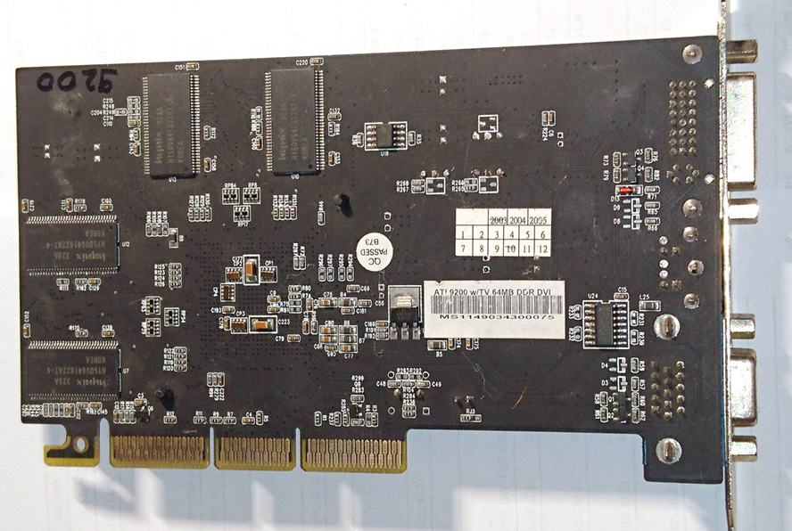 ATI Technologies Radeon 9200 128MB DDR AGP 8x video grafička kartica