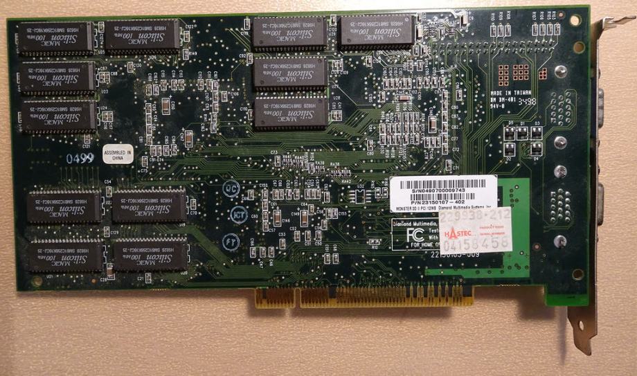 Diamond Monster 3D II 3dfx Voodoo 2 12MB PCI