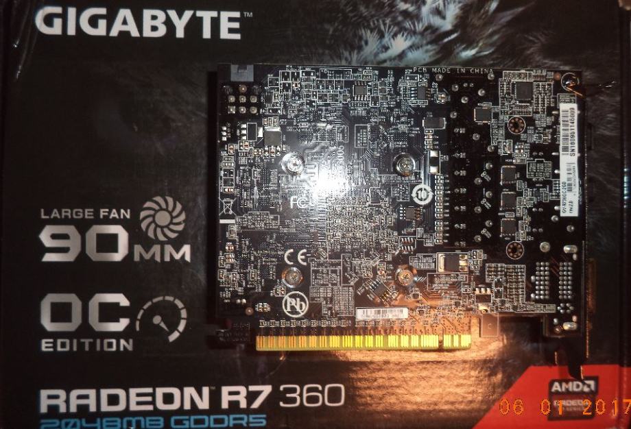 Gigabyte AMD Radeon R7 360 OC 2GB GDDR5 128-bit grafička
